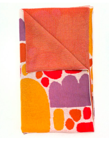 Puli Puli - Baby Blanket (Purple and Pink) - Ikuntji Artists Aboriginal ...